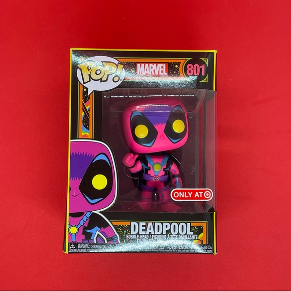 Funko | Toys | Funko Pop Marvel Black Light Deadpool 8 Target Exclusive ...